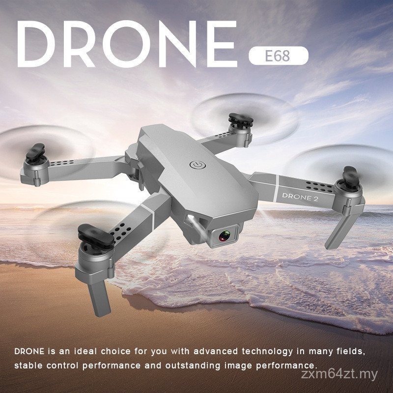 Definisi Tinggi Drone Lipat E68 Rentas Sempadan 4k Kapal Terbang Alat