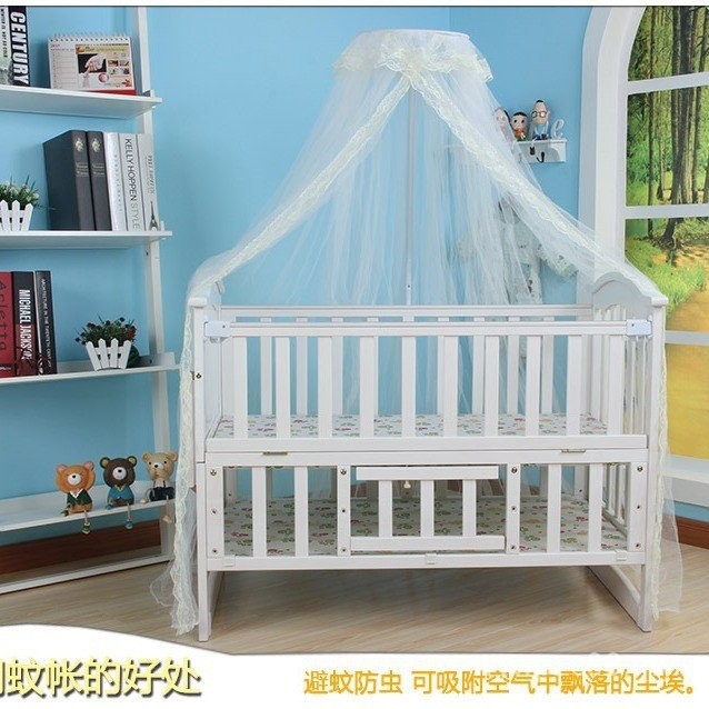 Luxury Floor-standing Large Space Crib Square Mosquito Net Without ...