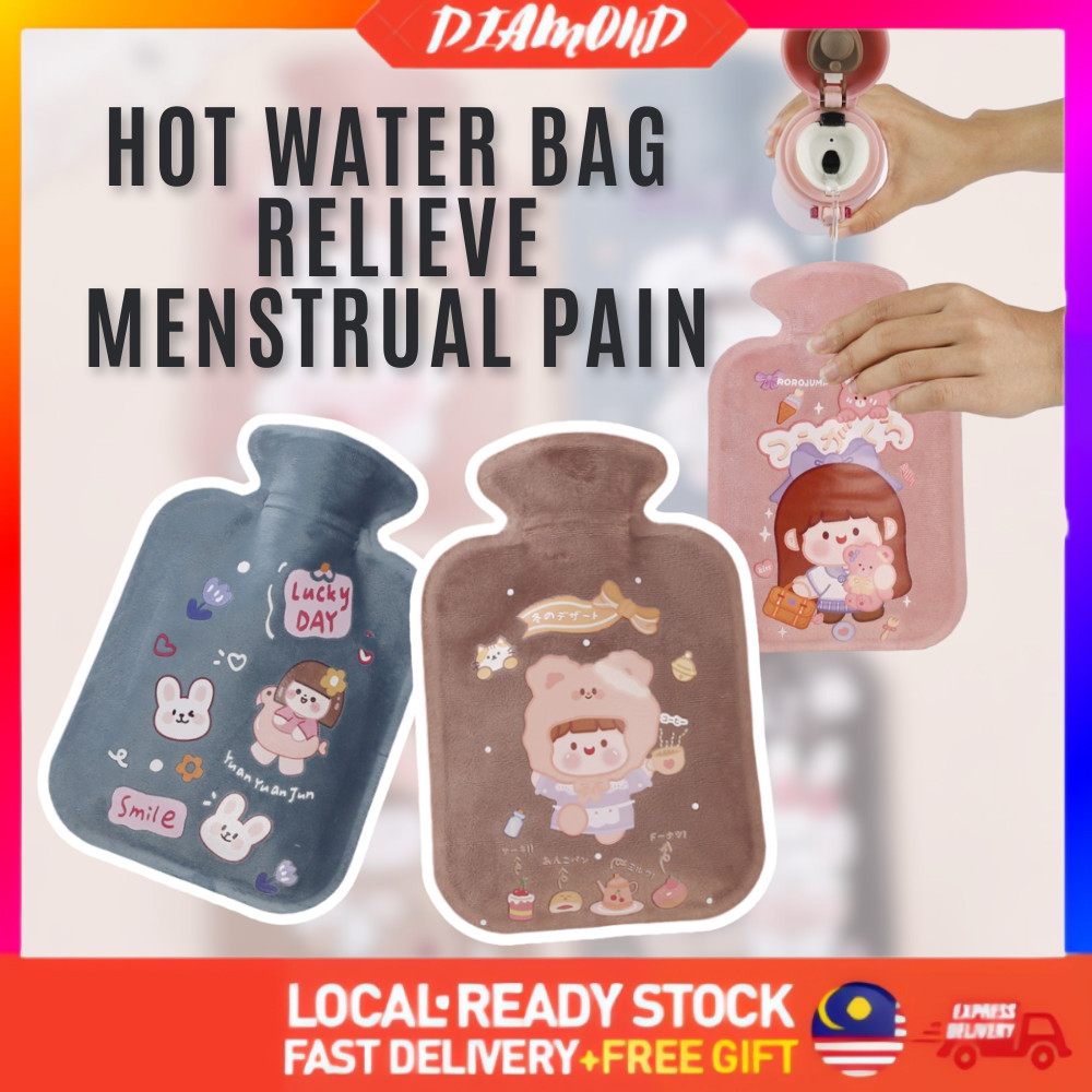 Period Hot Water Filling Bag Period Pain Heat Pad Bantal Tungku Air ...