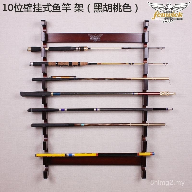 Fishing Rod Display Rack Simple Wall-Mounted Position Storage Rack Hand ...