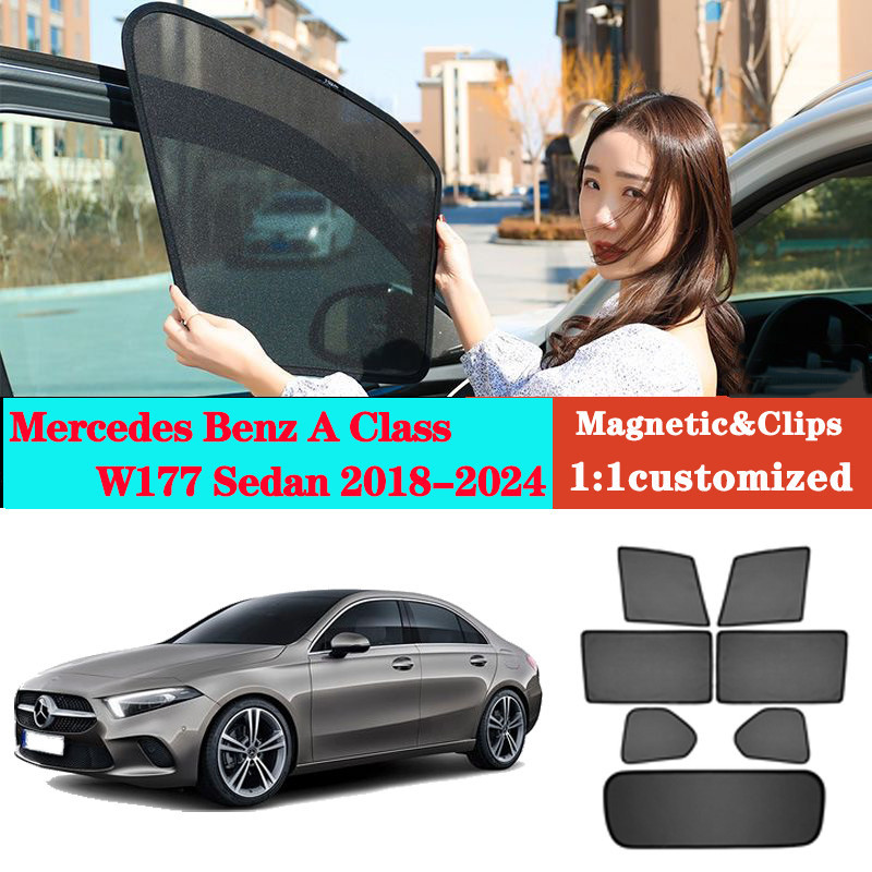 Car Side Window Sunshade For Mercedes Benz A Class W177 Sedan 2018-2024 ...