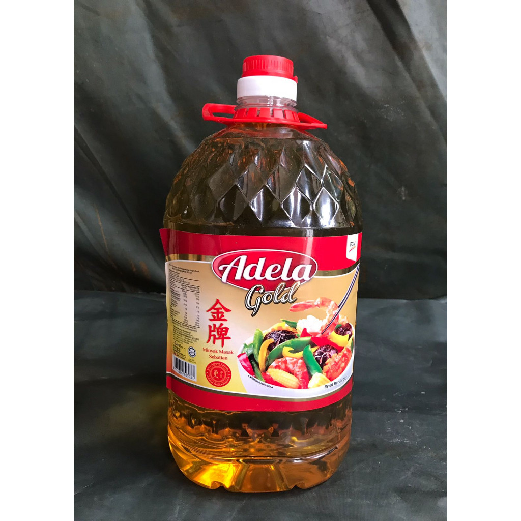 Adela Gold Blended Cooking Oil Minyak Masak 5kg | Shopee Malaysia