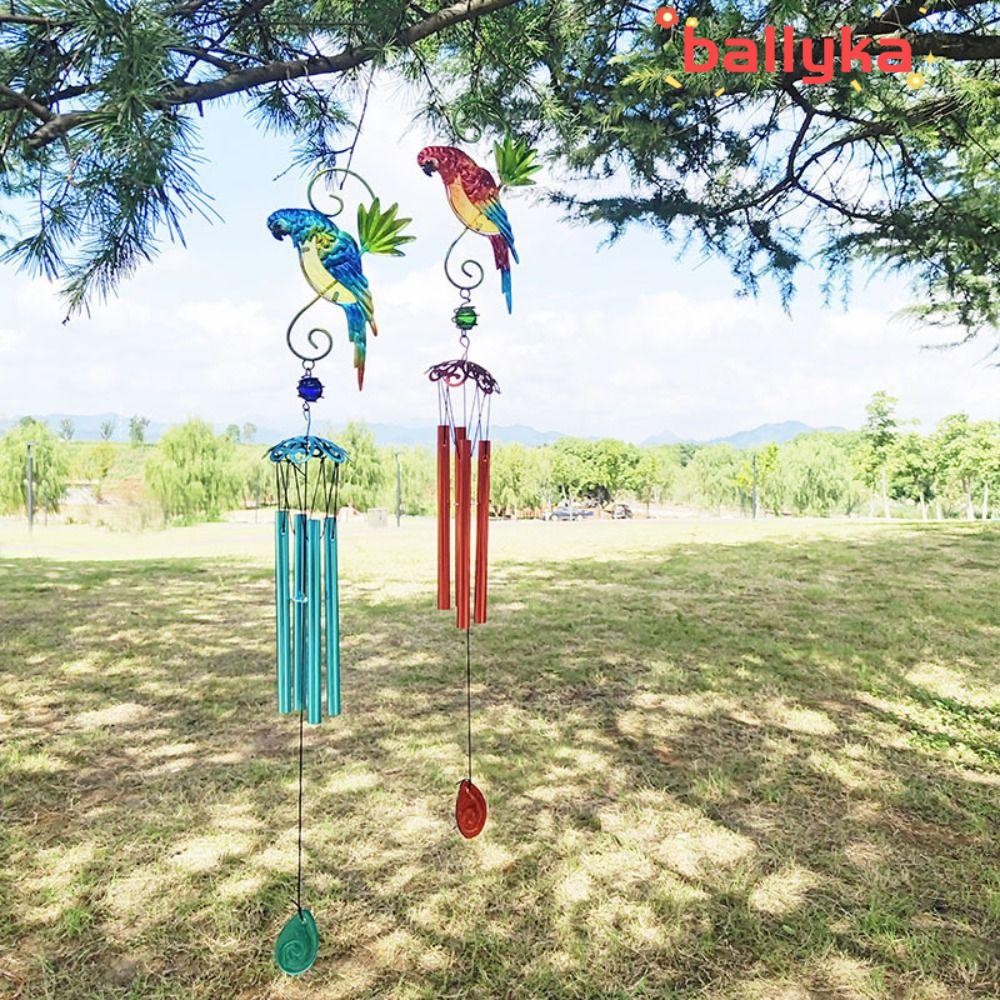 BALLYKA Bird Wind Chimes, Creative Metal Parrot Bell, Retro Handmade ...