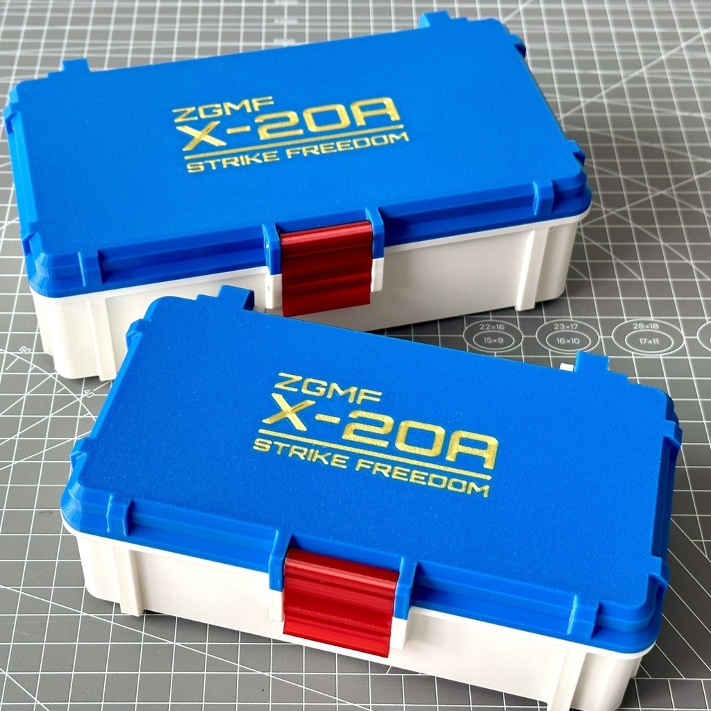 Gundam Freedom X20A Model Tool Box Storage Box Stationery Pen Case Tool ...
