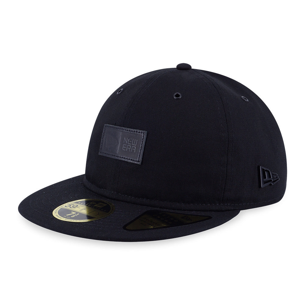 New Era Logo Dark 90s Black Retro Crown 59FIFTY Fitted Cap | Shopee ...