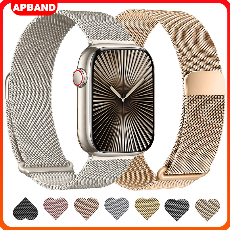 Milanese Loop Magnetic Stainless Steel Metal Strap for IWatch Ultra 3 2 ...