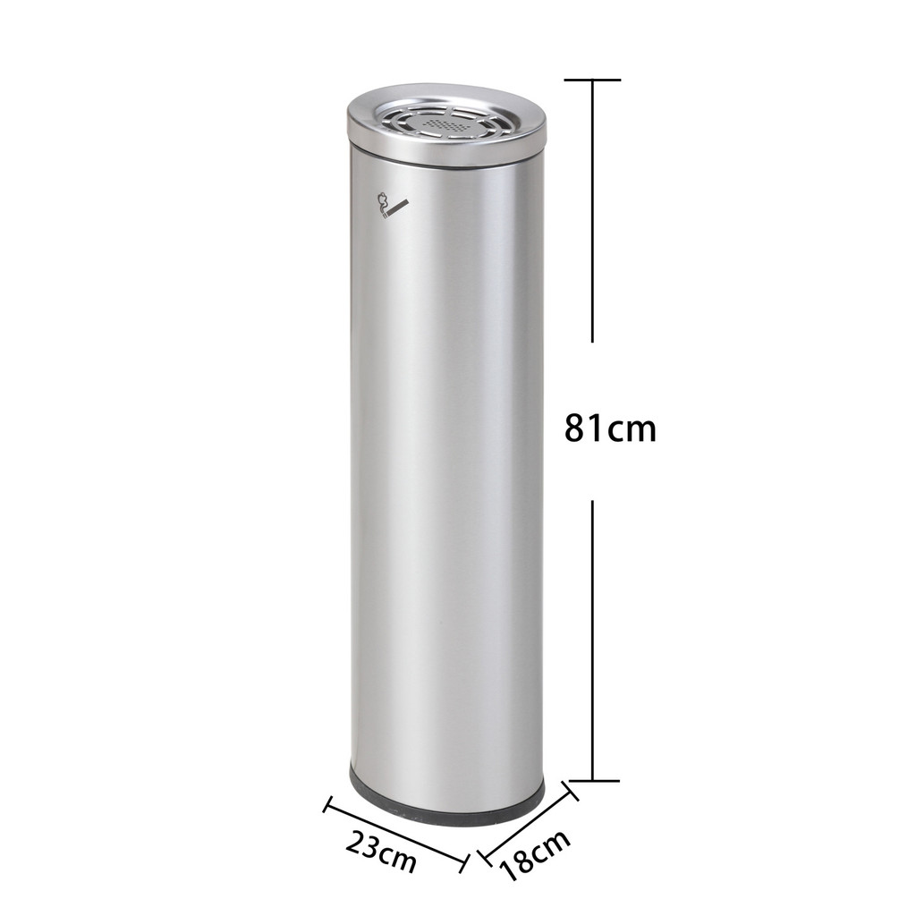 Ash column stainless steel vertical ashtray commercial hotel shopping ...