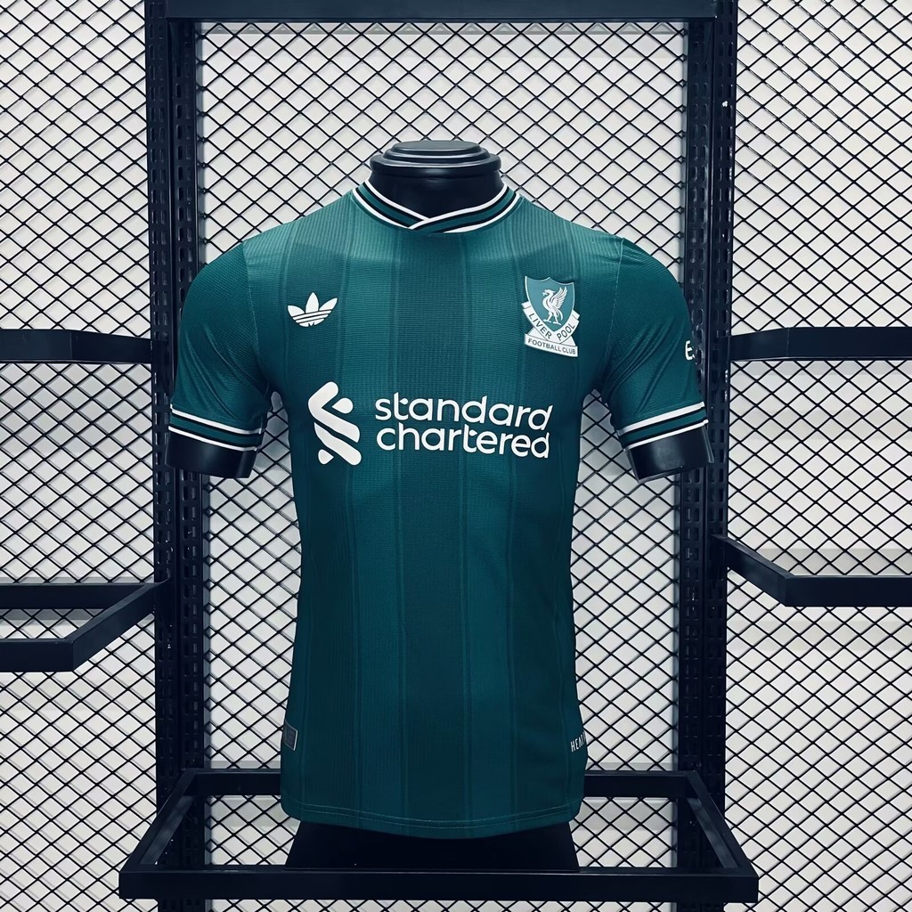 2526 Liverpool Green Football Top Player Version Jersey | Shopee Malaysia