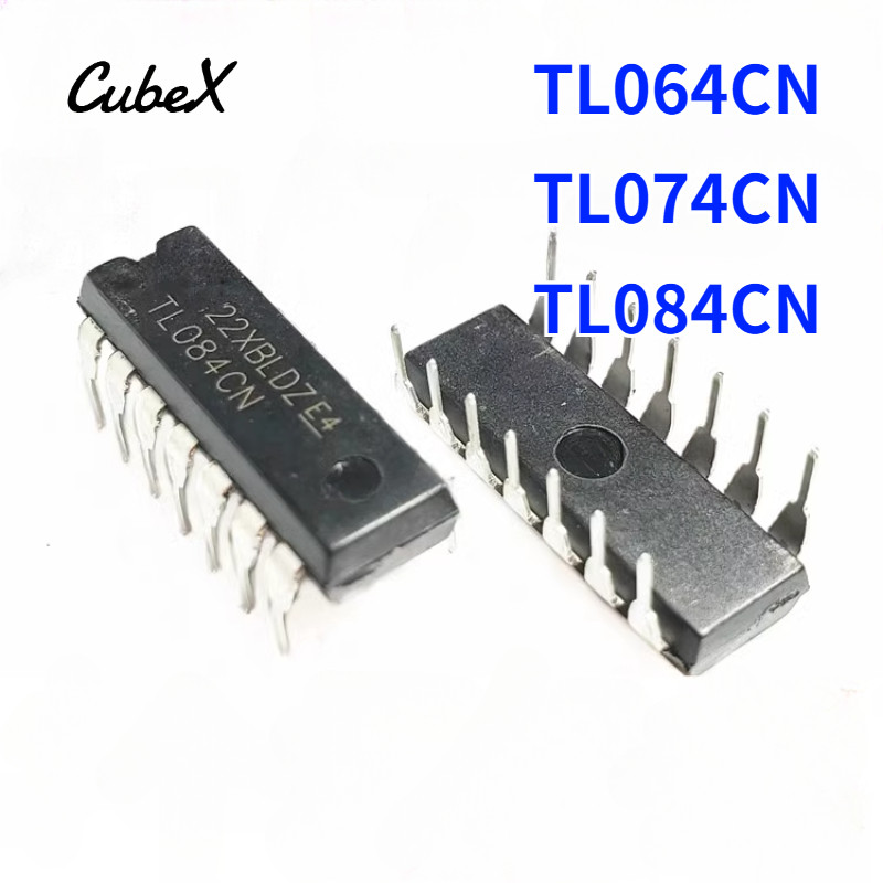 10/5Pcs Original TL064CN/TL074CN/TL084CN Quad Channel Op-Amp DIP-14 Low ...