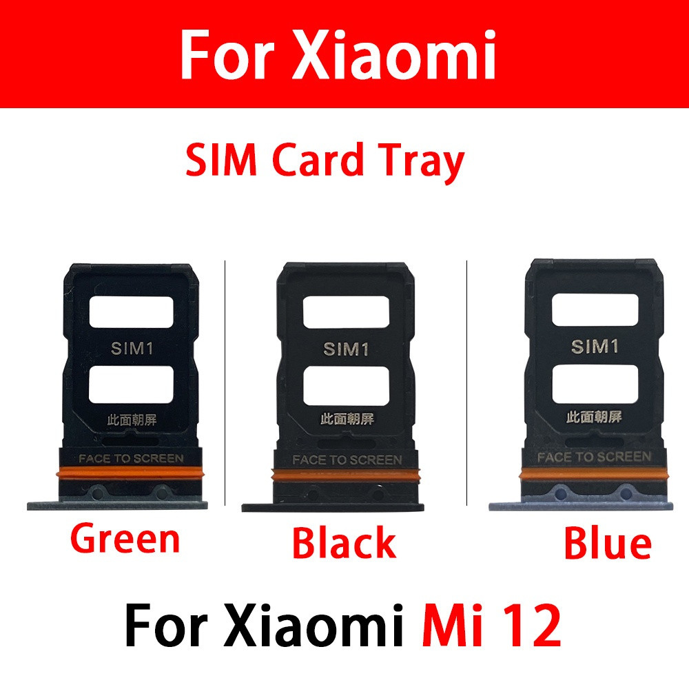 Original Dual Sim tray For Xiaomi Mi 12 Pro Mi 12S Ultra Sim card tray ...