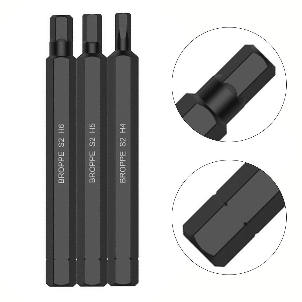 [HEST]80mm Electric Impact Screwdriver Bit Hexagon Socket Screw Driver ...