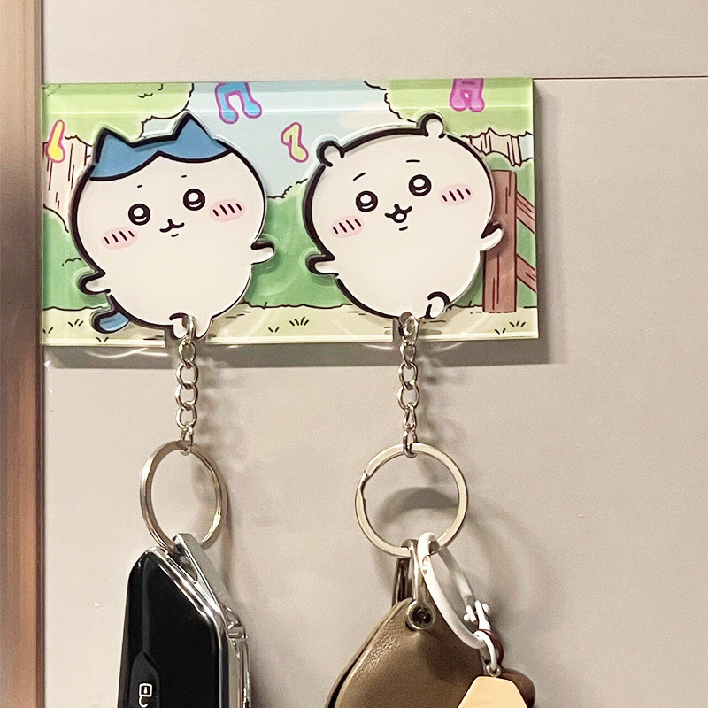 Creative Chiikawa Acrylic Keychain Hachiware Usagi Schoolbag Pendant ...
