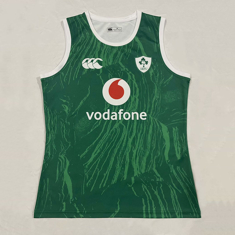 2025 Rugby Ireland Vest Rugby Jersey Home Men's White Shirt | Shopee ...
