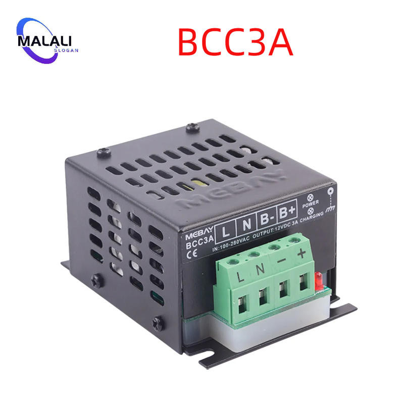 Mebay BCC3A 3A 12V Auto Intelligent Generator Battery Charger LED Float ...