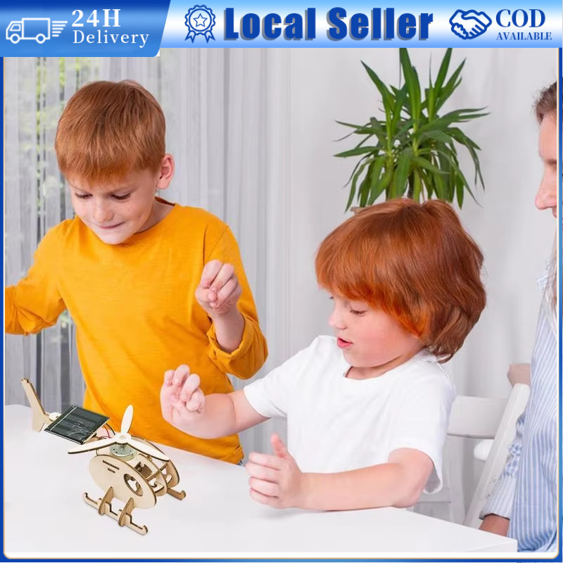 DIY Solar Helicopter Experimental Kit School Project Students Puzzle ...