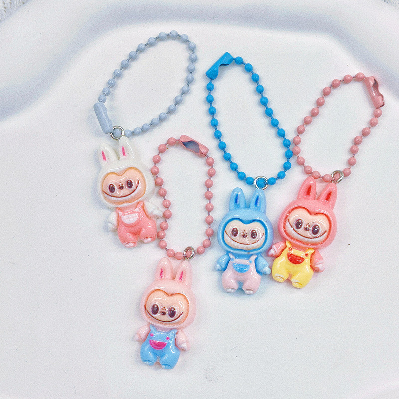 Labubu Cartoon Cute Doll Pendant Bag Pendant Lanyard Girlfriend Mobile ...