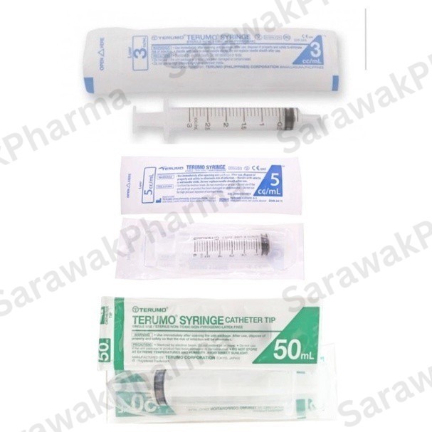 Terumo Syringe (3ml/5ml/50ml) | Shopee Malaysia