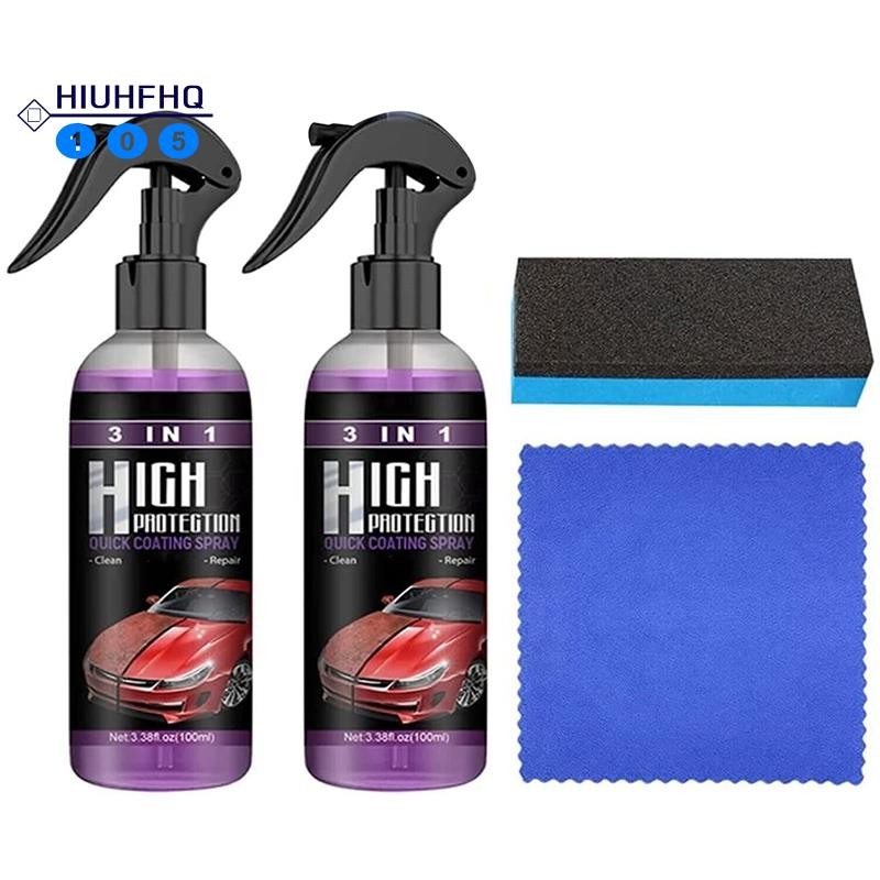 2X100ML High Protection Quick Car Coating Spray Coat Ceramic Coating ...