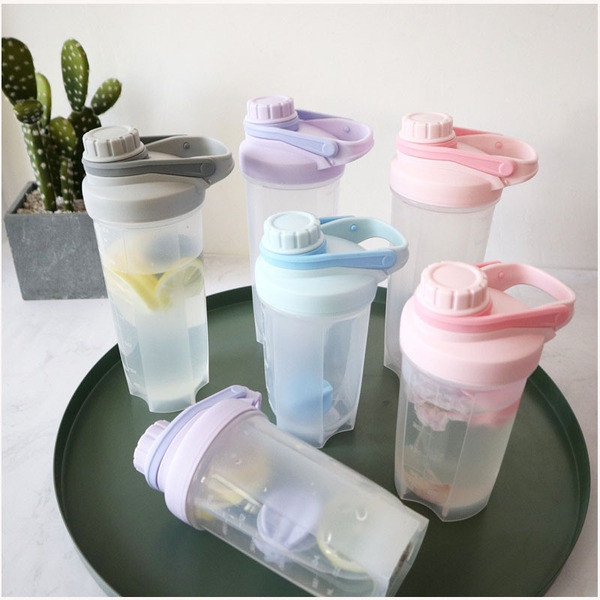 botol air viral kuromi water bottle Plastik cawan shaker dengan bubuk ...