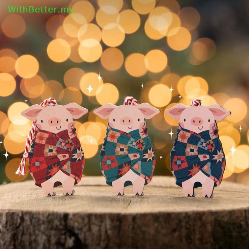 WithBetter Pigs In Blankets Christmas Tree Pigs Ornament Handmade Pigs ...
