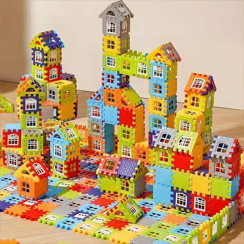 【Ship From MY】50/100pcs Block Toys Building Blocks Colored Plastic ...