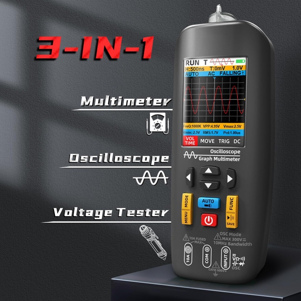 Oscilloscope Functionality Integrated into Compact Digital Multimeter ...