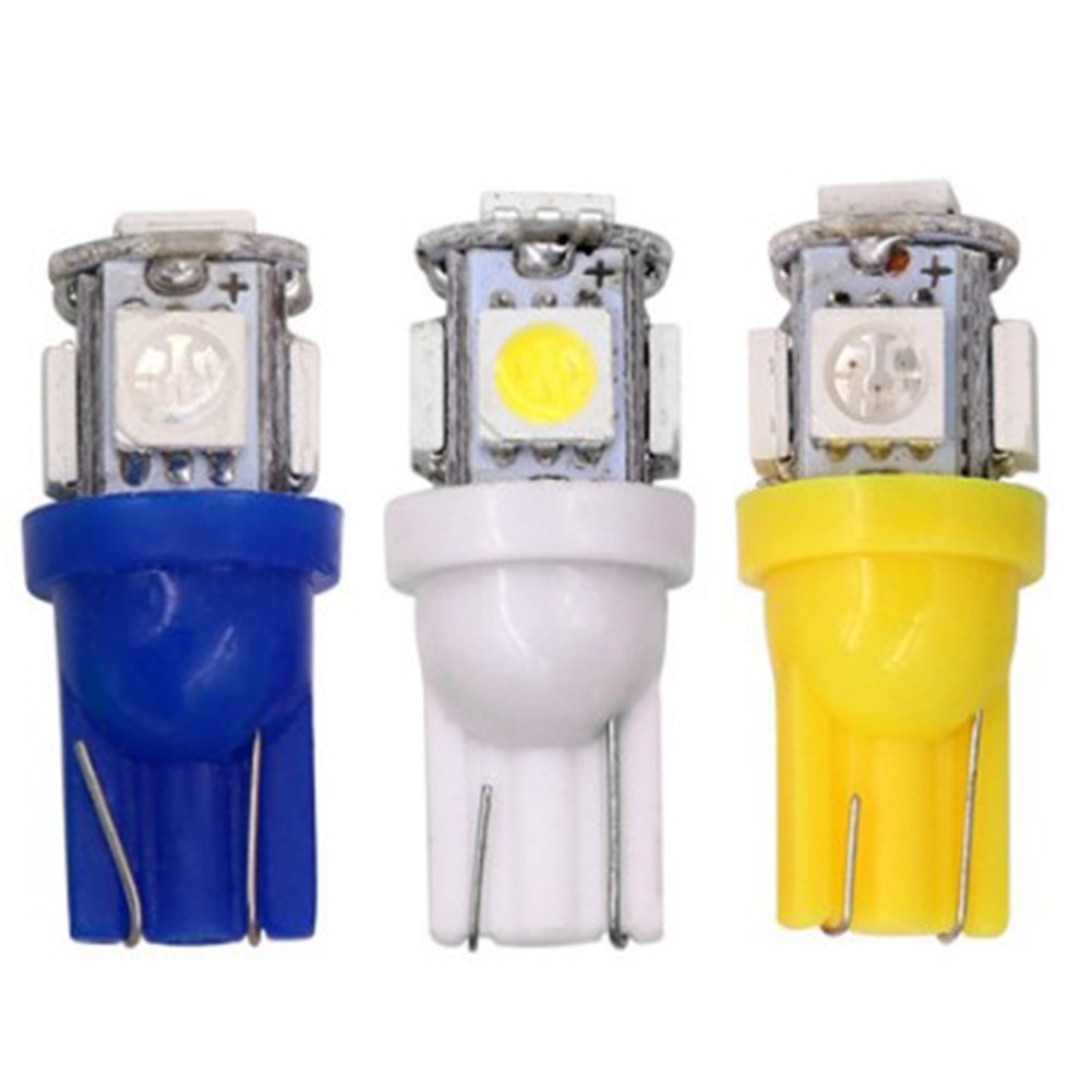 TWILIGHT| Car For T10 5050 5smd Width light bulb License Plate Light ...