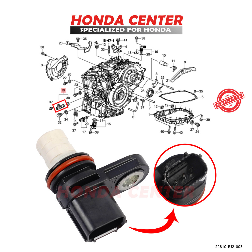 Sensor Speed Pick Up Transmission Brio Brv City Civic Crv Hrv Wrv ...