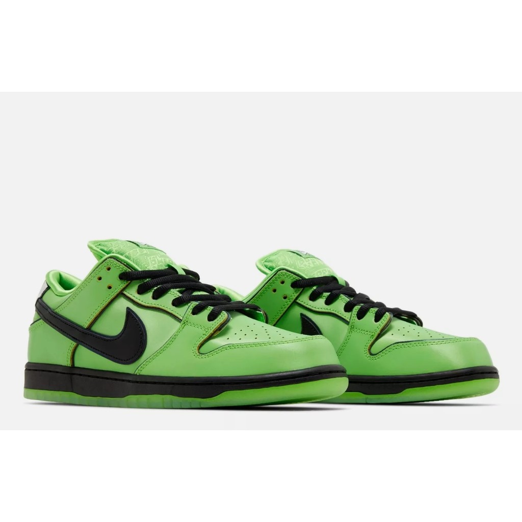 Nike SB Dunk Low Pro QS x The Powerpuff Girls Buttercup - FZ8319-300 ...