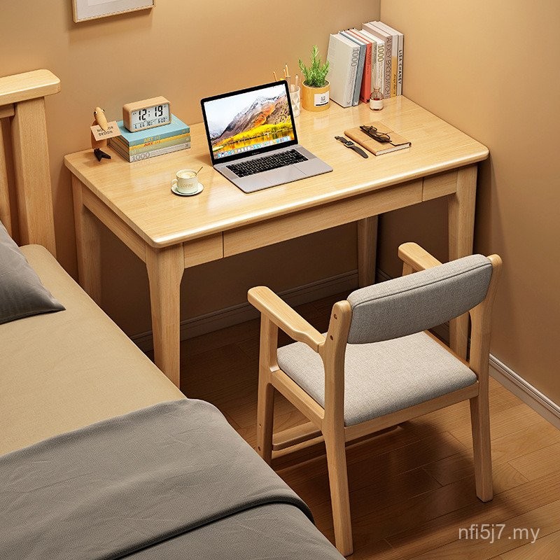 Influencer Solid Wood Narrow Desk Desktop Computer Desk Simple Home ...