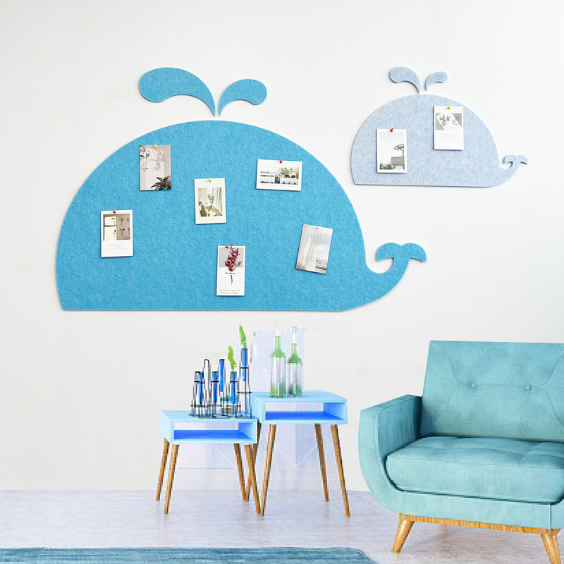 Whale Felt Wall Sticker Board Kindergarten Wall Ring Creation Display ...