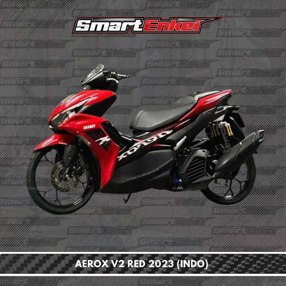 ORIGINAL - NVX155 AEROX V2 COVERSET RED CHILI CHERRY 2023 ORI INDONESIA ...