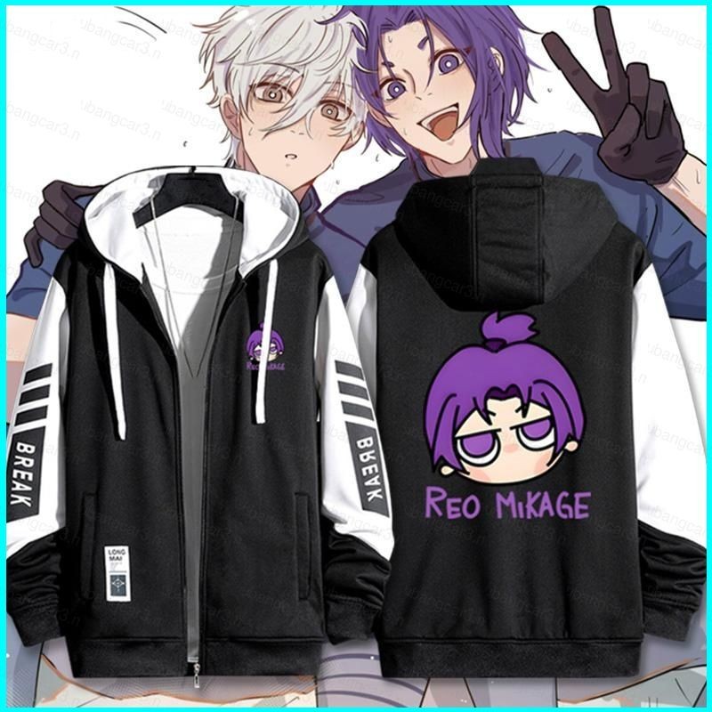 Yb3 BLUE LOCK Isagi Yoichi Chigiri Hyoma Nagi Seishiro coat zipper ...