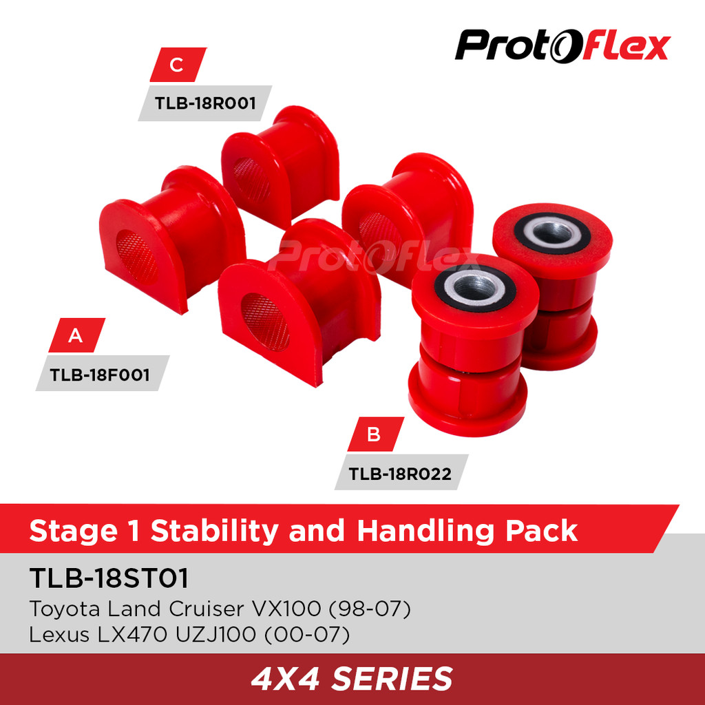 Protoflex Stage 1 Pack for Land Cruiser 100 Series (98-07) / Lexus ...