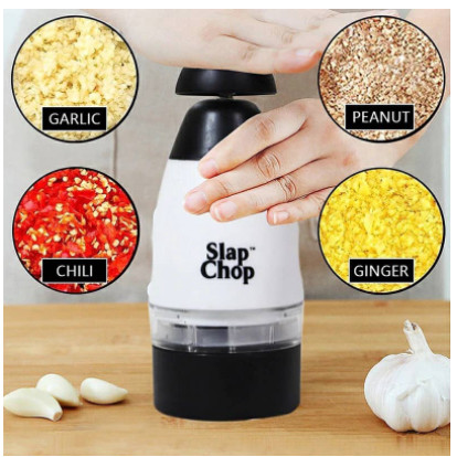 SLAP CHOP Hand Chopper Cutter Mince Slice Dice Vegetable Garlic Onion ...