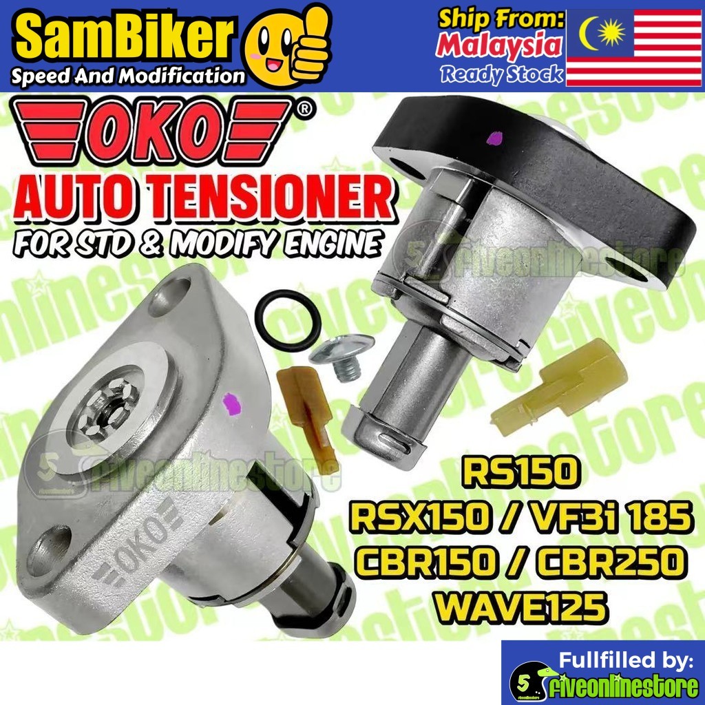OKO & MITRA TECH Racing PNP Modify Auto Tensioner Assy RS150 CBR250 ...