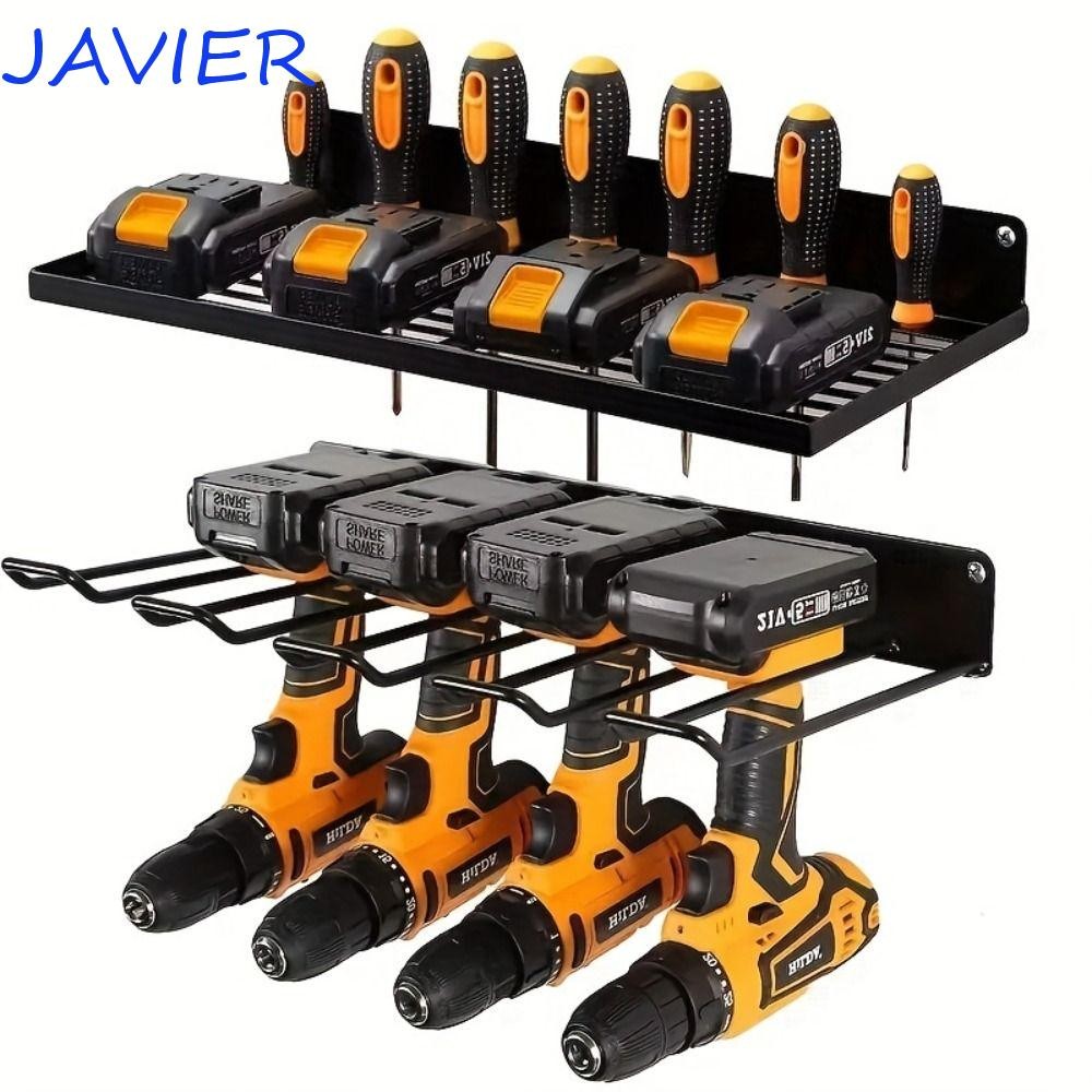 JAVIER Hand Power Tool Organizer Rack, Wall Mounted Heavy Duty Floating ...