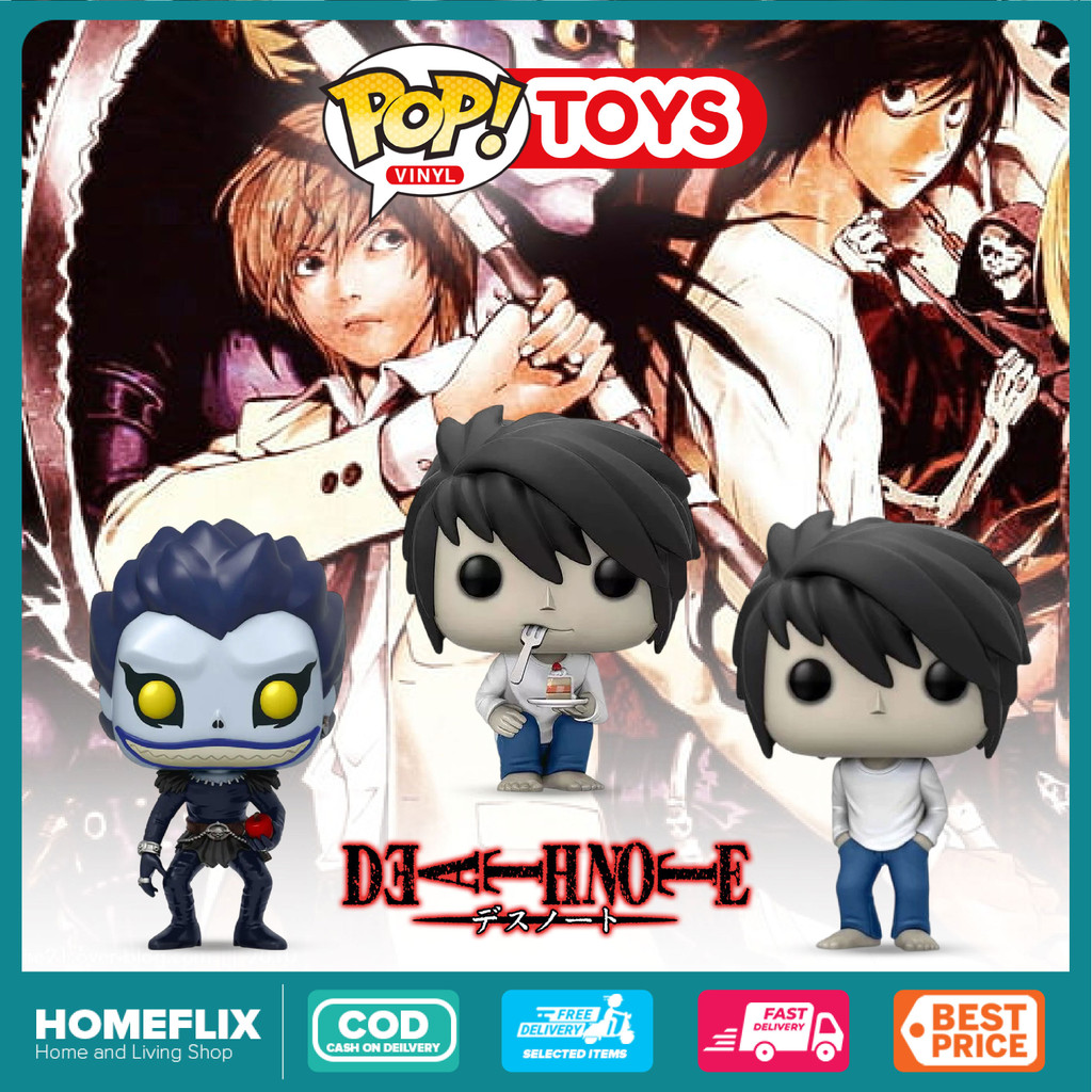 Homeflix Pop Toys DEATHNOTE Cartoon Action Figure Collection Cute ...