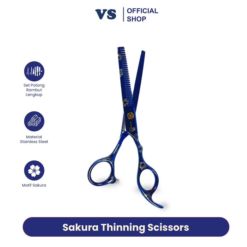 Knifezer Sasak Sakura Thinning Scissors 6 Inch JFY60 Hair Scissors ...