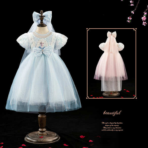 princess dress for kids girl disney princess costume baju princess ...