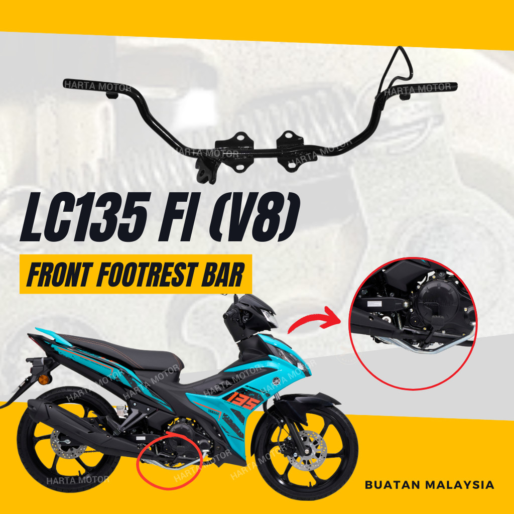 LC135 FI V8 FRONT FOOTREST BAR -LC8 LCFI LC FI LCV8 LC 135 FI PEMIJAK ...