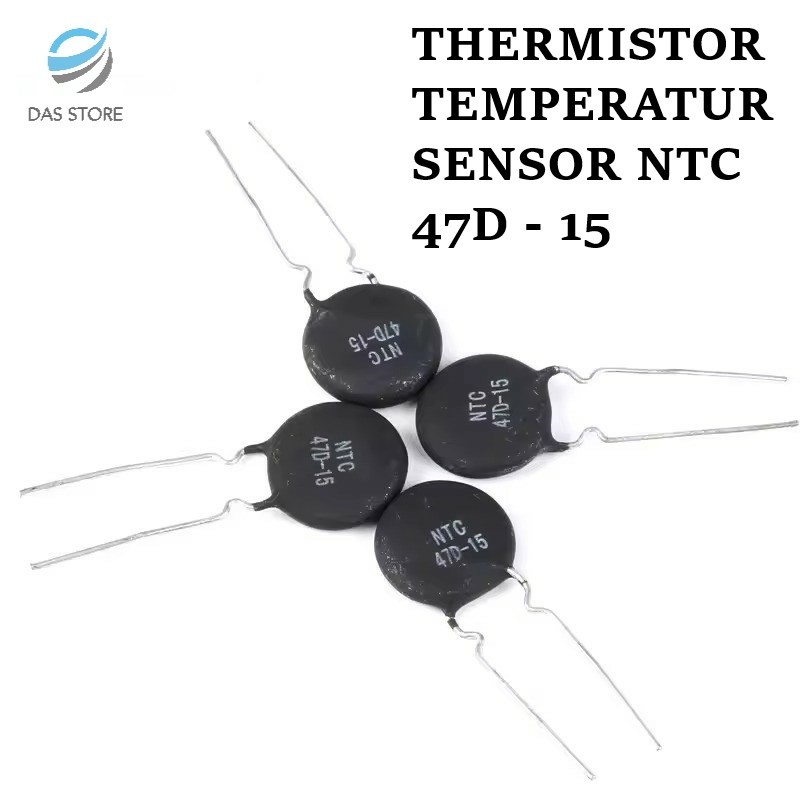 NTC 47D-15 SENSOR TEMPERATURE THERMISTOR 47 TERMAL RESISTORS 47 OHM 15MM | Shopee Malaysia
