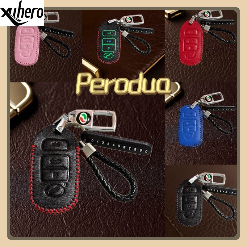 Perodua Ativa Alza Axia 2023 2024 Myvi 2022 Remote Key Leather Case ...