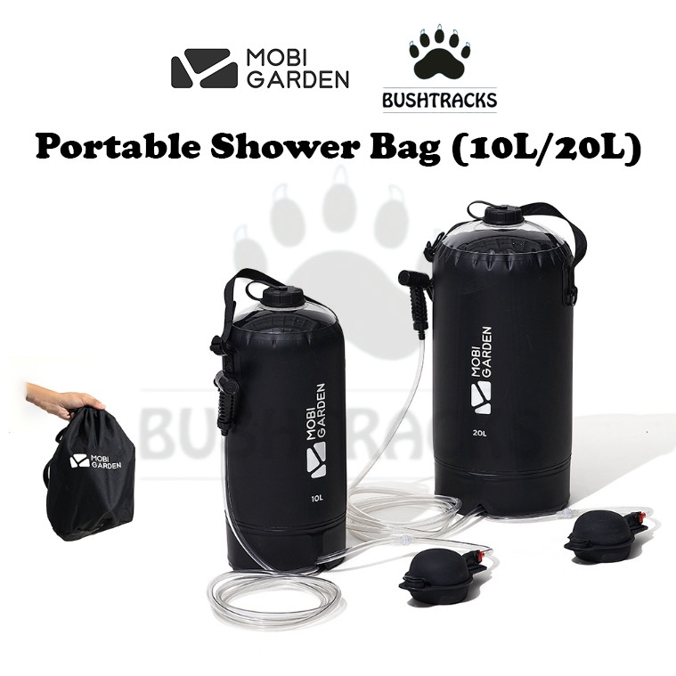 Mobi Garden Portable Shower Bag 10L & 20L - Outdoor Camping Portable ...