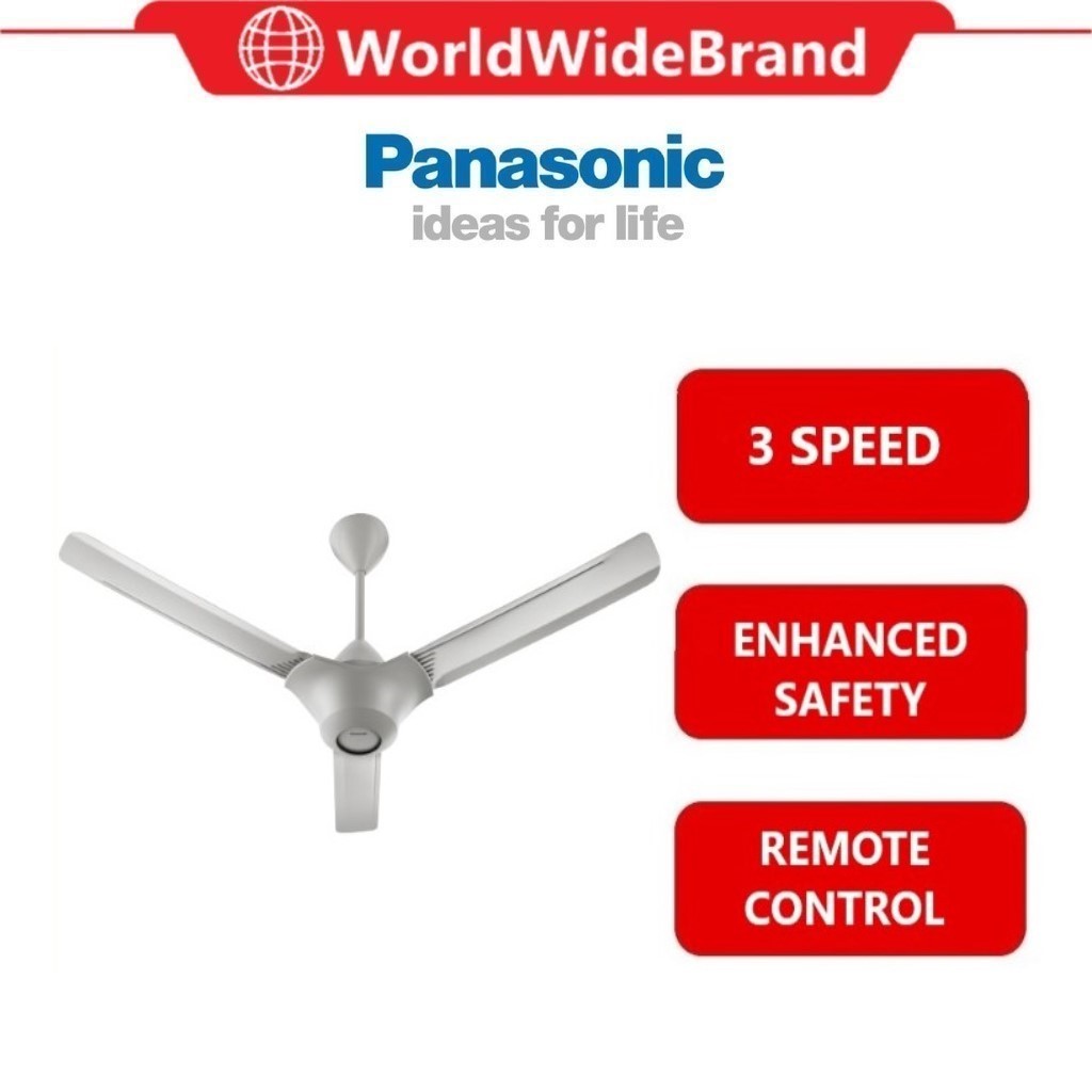Panasonic BAYU 3 Blades 56" Ceiling Fan | F-M14CFVBHH | Shopee Malaysia