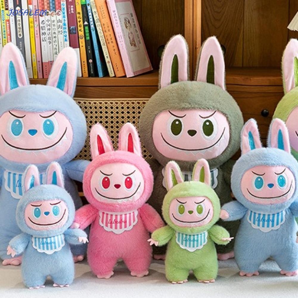 JOSALEM Labubu Plush Stuffed Doll, Big Eye Cute Labubu Time Plush Toy ...