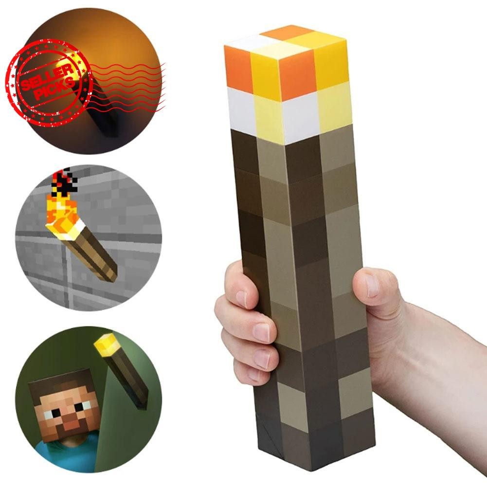 Minecraft Light Minecraft Lamp Torch Rechargeable Flashlight Flashlight ...