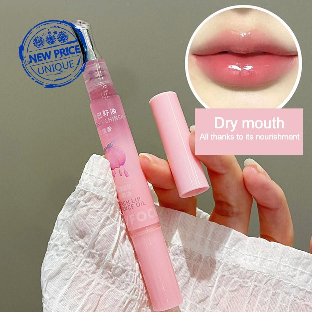 Peach Lip Essence Lip Gloss Lip Guard Complexion Improvement Hydrating ...