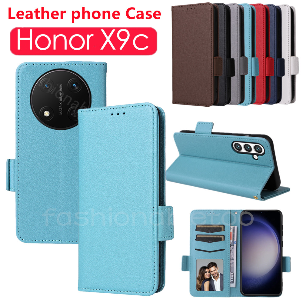 Flip Leather Phone Case For Honor X9C X9B X9A X8B X8A X7C X7B X7A X6B ...