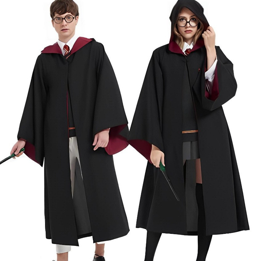 Malaysia Ready StockMagic School Magic Robe Role Play Costume Cloak ...